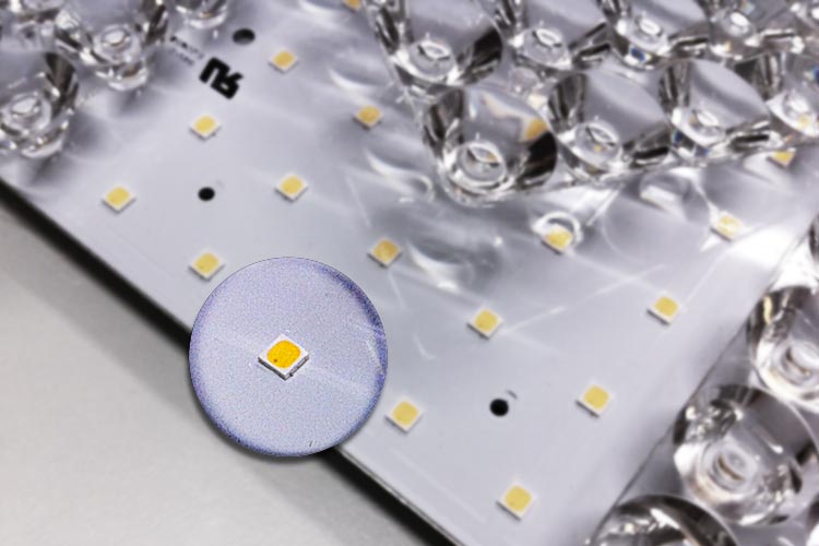 Flux lumineux concentré : une solution pour les LED Mid-power